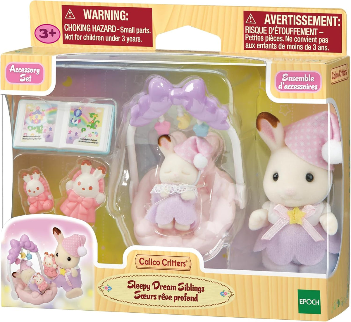 Calico Critters Sleepy Dream Siblings – Bambola Juguetes