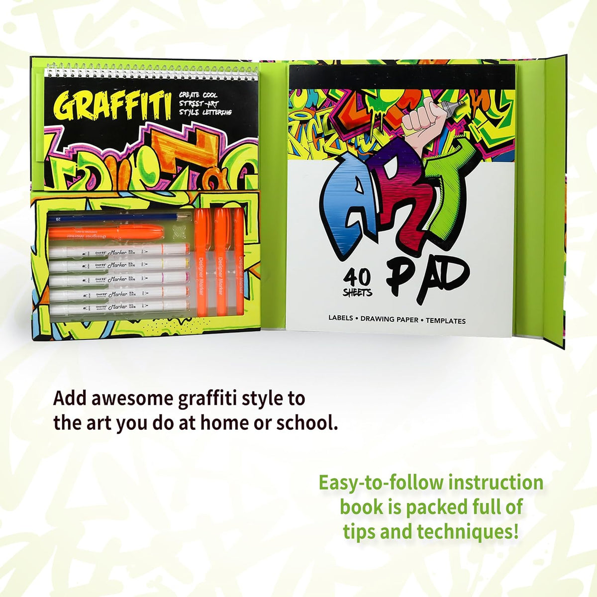 Graffiti Lettering Street Art Kit – Bambola Juguetes